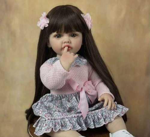 Кукла Реборн полностью силиконовая. 55 см