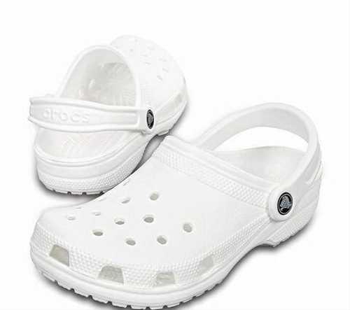 Сабо Crocs Classic белые