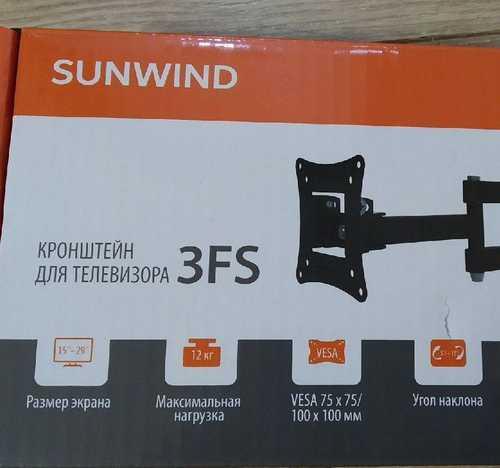 Кронштейн для телевизора sunwind 3fs