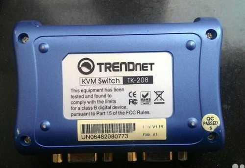 KVM-переключатель Trendnet KVM Switch TK-208K для