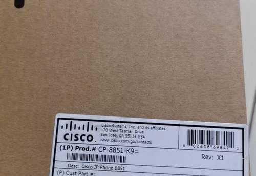 IP телефон Cisco cp-8851-k9