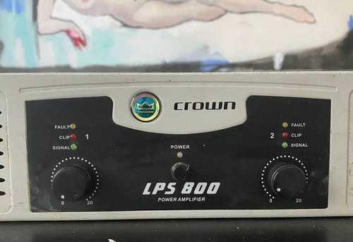 Усилитель Crown lps 800