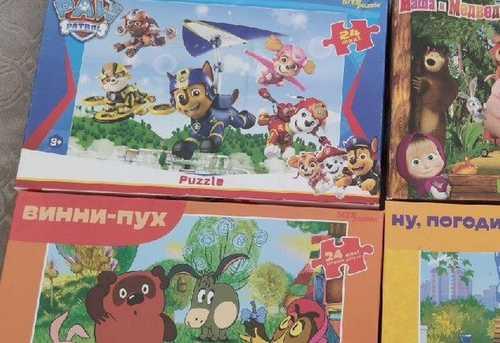 Пазлы для малышей пакетом
