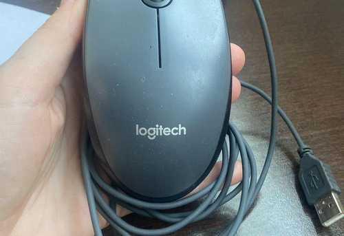 Мышь проводная logitech M100