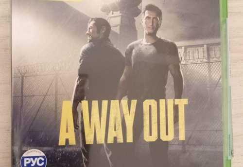 A Way Out для Xbox диск