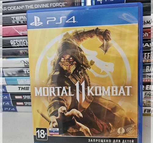 Игра Mortal kombat 11 ps4 диск