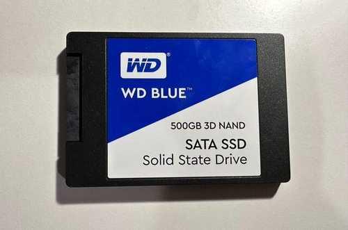 SSD накопитель WD blue SATA 500G