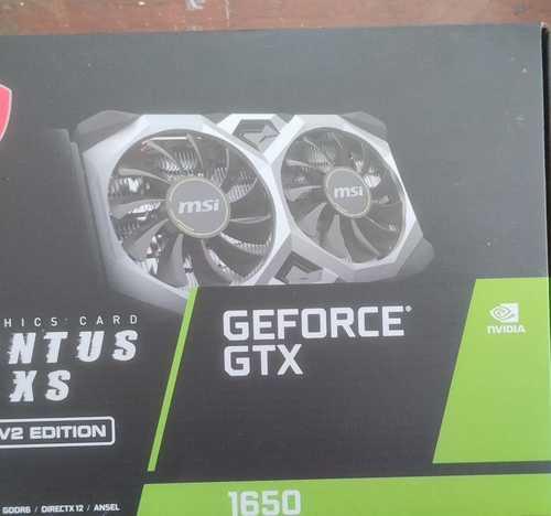 Видеокарта msi geforce gtx 1650 ventus xc 4gb