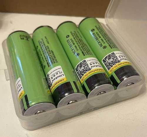 Аккумулятор ncr 18650 3400 mAh защитой -4 шт