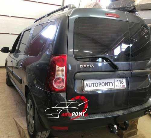 Фаркоп Dacia Logan съемный шар