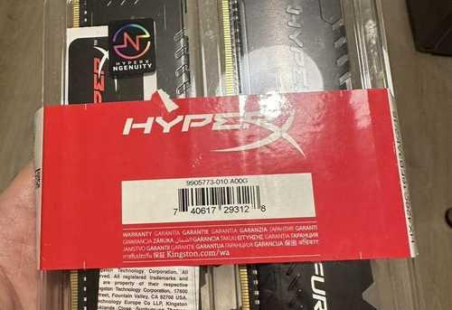 Оперативная память dd4 HyperX Fury RGB 16gb 2666