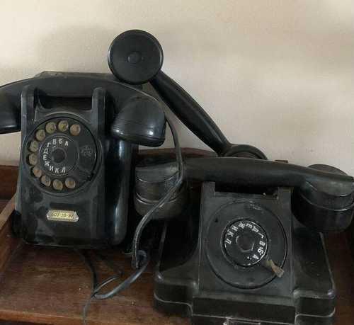 Телефон карболитовый СССР