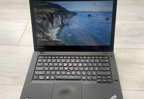 Lenovo thinkpad t440 Intel i5-4300/4гб/SSD512/2акб