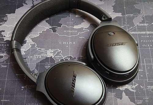 Bose Quietcomfort 35 II б/у, амбушюры из кожи