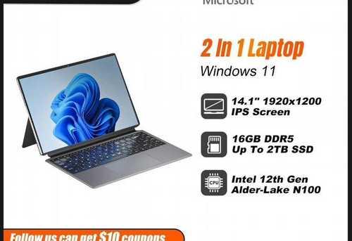 Ноутбук (планшет) crelander 2 в 1 (Intel N100)