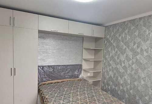 Шкаф с антресолями для спальни на заказ А325