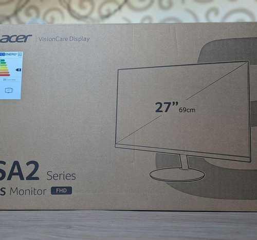 Монитор 27" Acer SA272Ebi (FHD, IPS, 100 Гц)