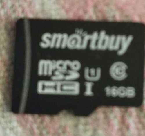 Карта памяти microsd 16 gb