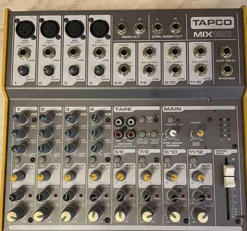 Микшерный пульт tapco mix120