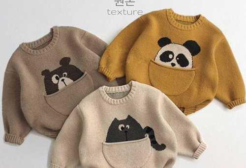 Вязенный свитер для мальчиков/девочек