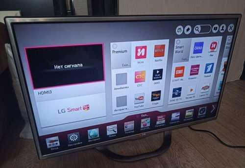 Телевизор LG 32 дюйма 81 см Smart TV Wi-Fi full HD