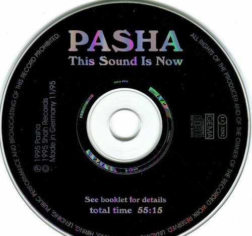 Pasha - This Sound Is Now (Germany, 1995) (редкое издание)