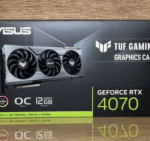 Rtx 4070 Asus Tuf Gaming (Новые)