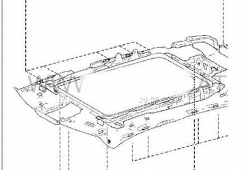 Обивка крыши Lexus Rx Series toyota 2grfks 2015