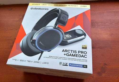 Steelseries Arctis pro +gamedac новые наушники