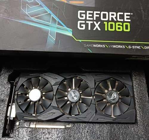 Видеокарта gtx 1060 6gb Asus strix