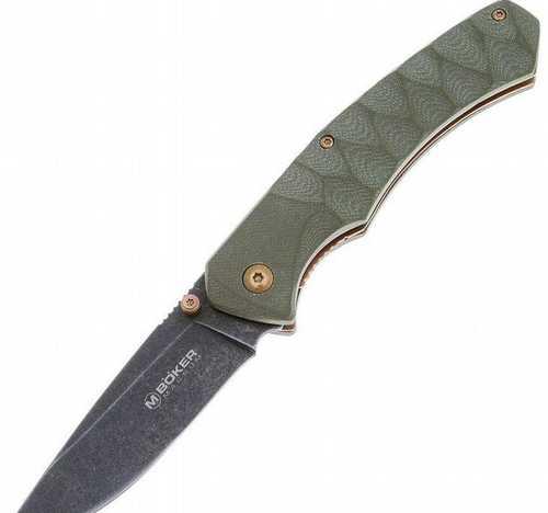 Нож складной Boker Iguanodon 01SC072, 80 мм, зелен