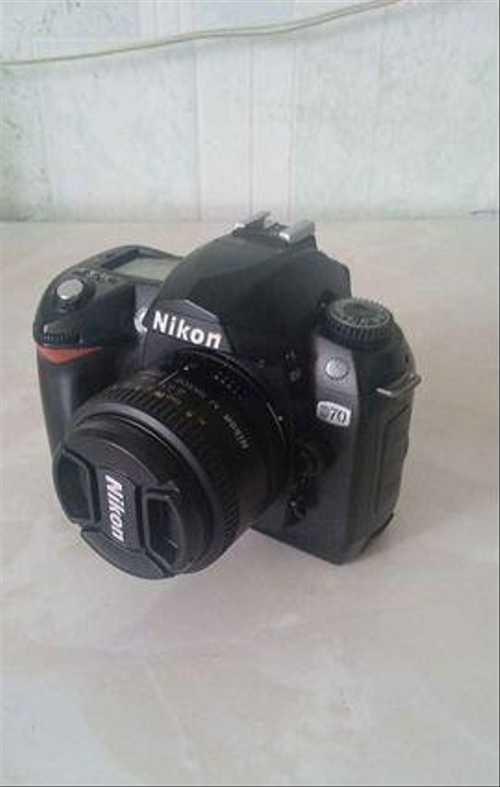 Зеркальный фотоаппарат nikon d70 body