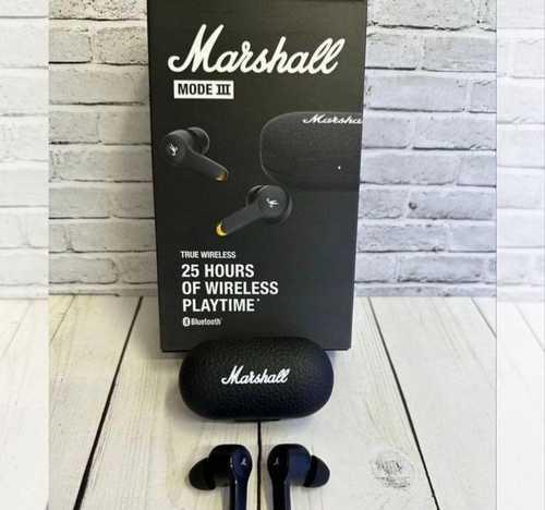 Беспроводные наушники новые Marshall mode 3