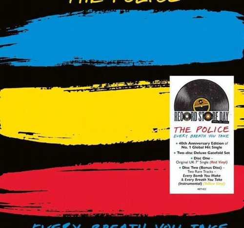 Виниловая пластинка THE police -Every Breath You Take - RSD 2023 release (RED & yellow Vinyl 2LP)