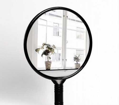 Зеркало с ручкой, d зеркальной поверхности 24,5 см