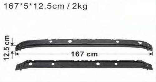 Панель передняя (под дворники) isuzu nqr90, npr75