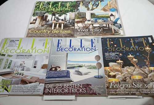 Журналы, elle decoration" на немецком языке