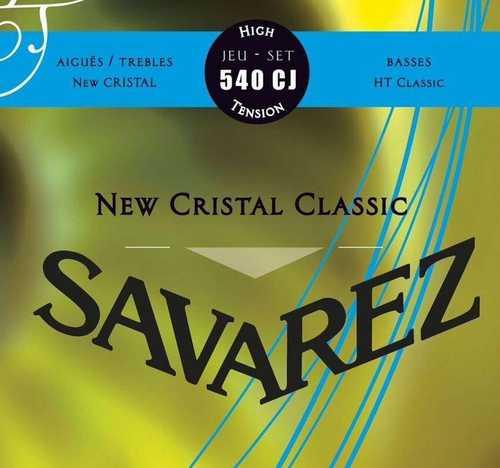 Струны для гитары Savarez 540CJ New Cristal Classic Blue