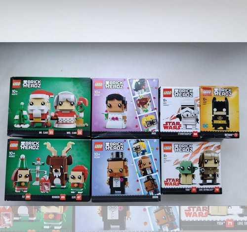 Lego brickheadz новогодние star wars DC