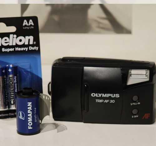 Пленочный фотоаппарат olympus trip af 30