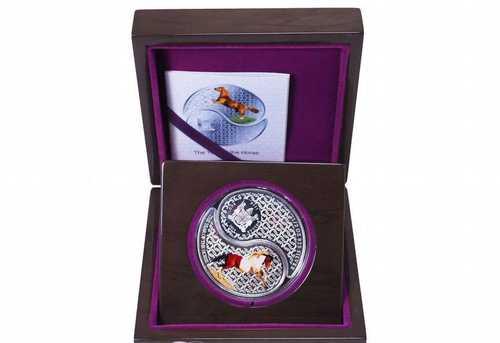 Монета 2014 «Год Лошади». Серебро 925 пр. 33,62 гр