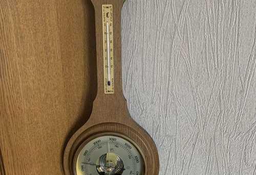 Барометр термометром гигрометр настенный