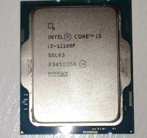 Процессор intel core i3 12100f