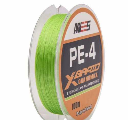 Шнур плетёный awees PE-4 Light Green 150м