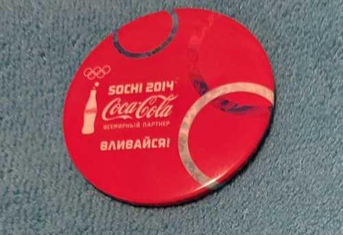 Значок Coca-Cola Сочи 2014