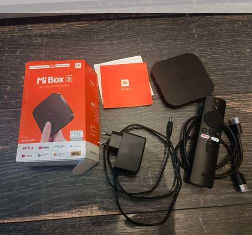 Умная SMART tv тв приставка Xiaomi mi box s