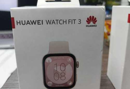 Huawei watch fit 3 SLO-B09 розовый