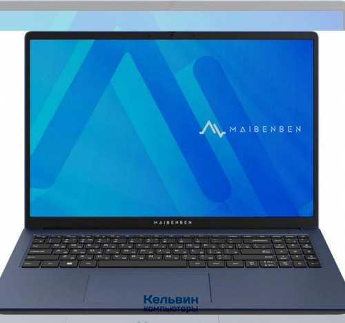 Maibenben M653 синий M6531SB0hure0 16" FHD IPS, AMD R3-5400U, 8Gb, 512Gb SSD, Win11 Home