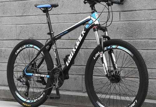 Скоростной велосипед Чёрно синий новый