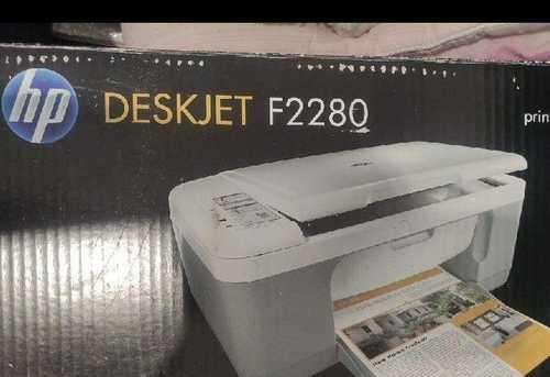 Принтер/сканер HP Deskjet F2280 струйный чб/цв